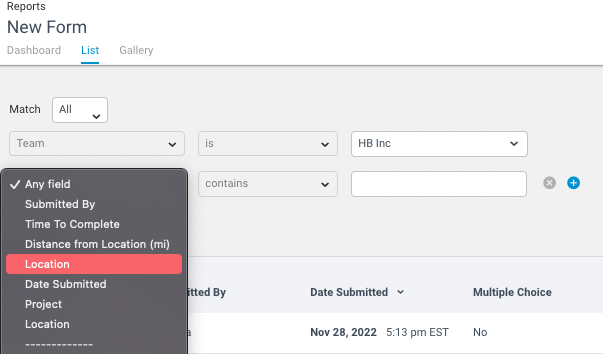 Reports for Forms – Crunchtime Support Services