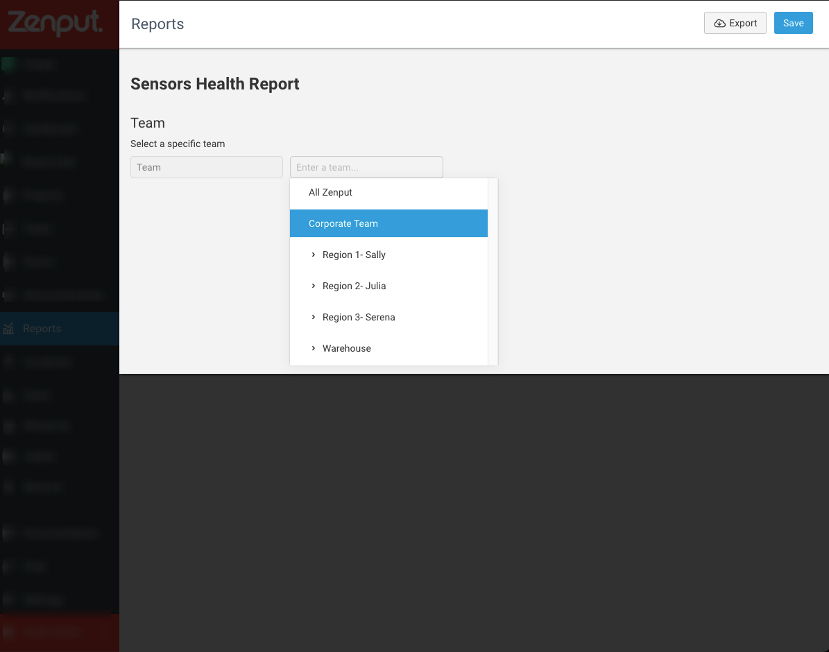 Sensor Health Report – Crunchtime Support Services