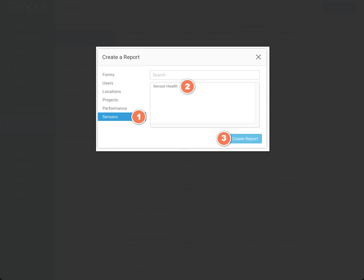 Sensor Health Report – Crunchtime Support Services