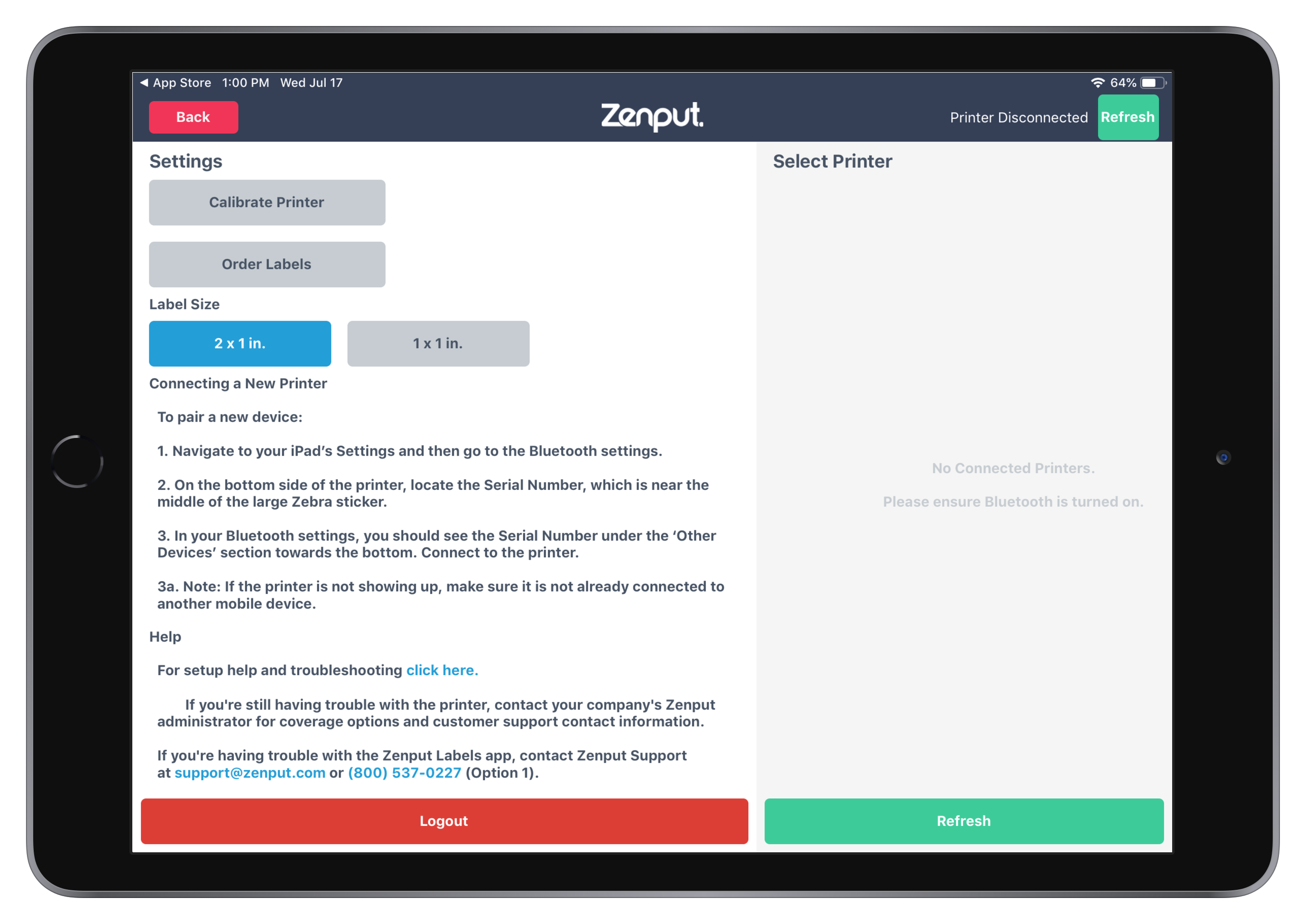 FAQ - Ordering labels within the Zenput Label app – Crunchtime Support ...
