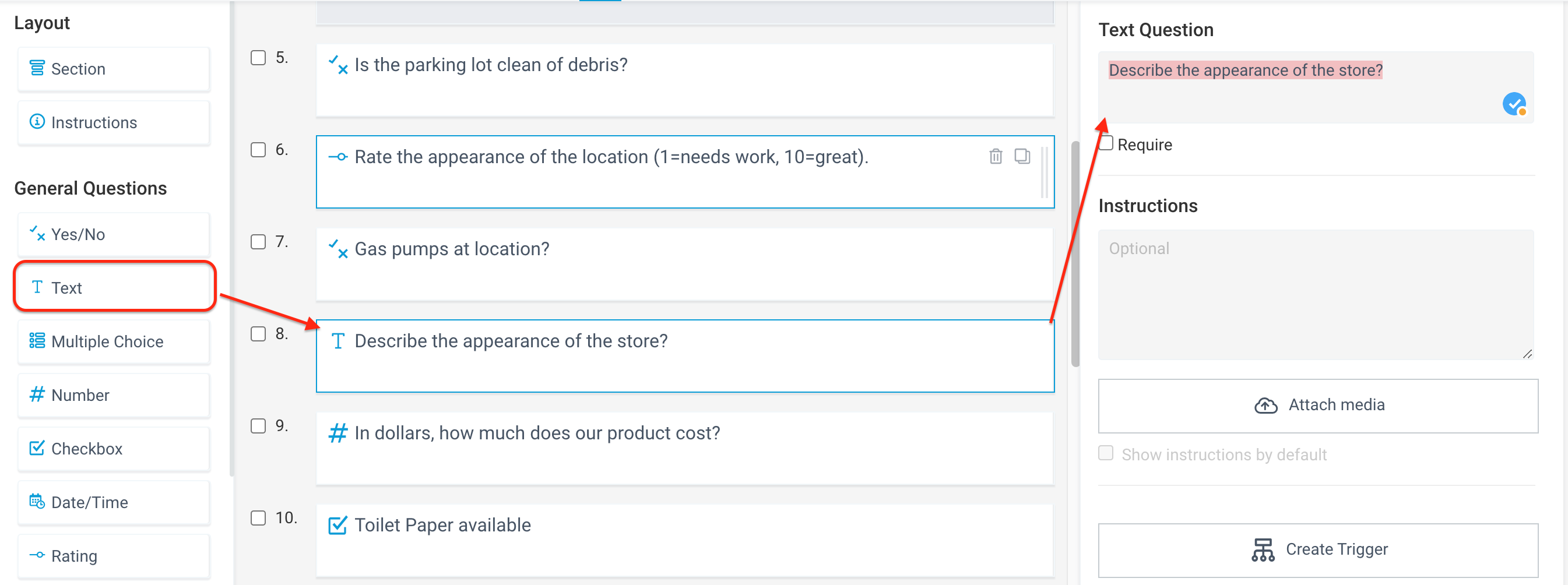 Form question types & use cases – Crunchtime Support Services