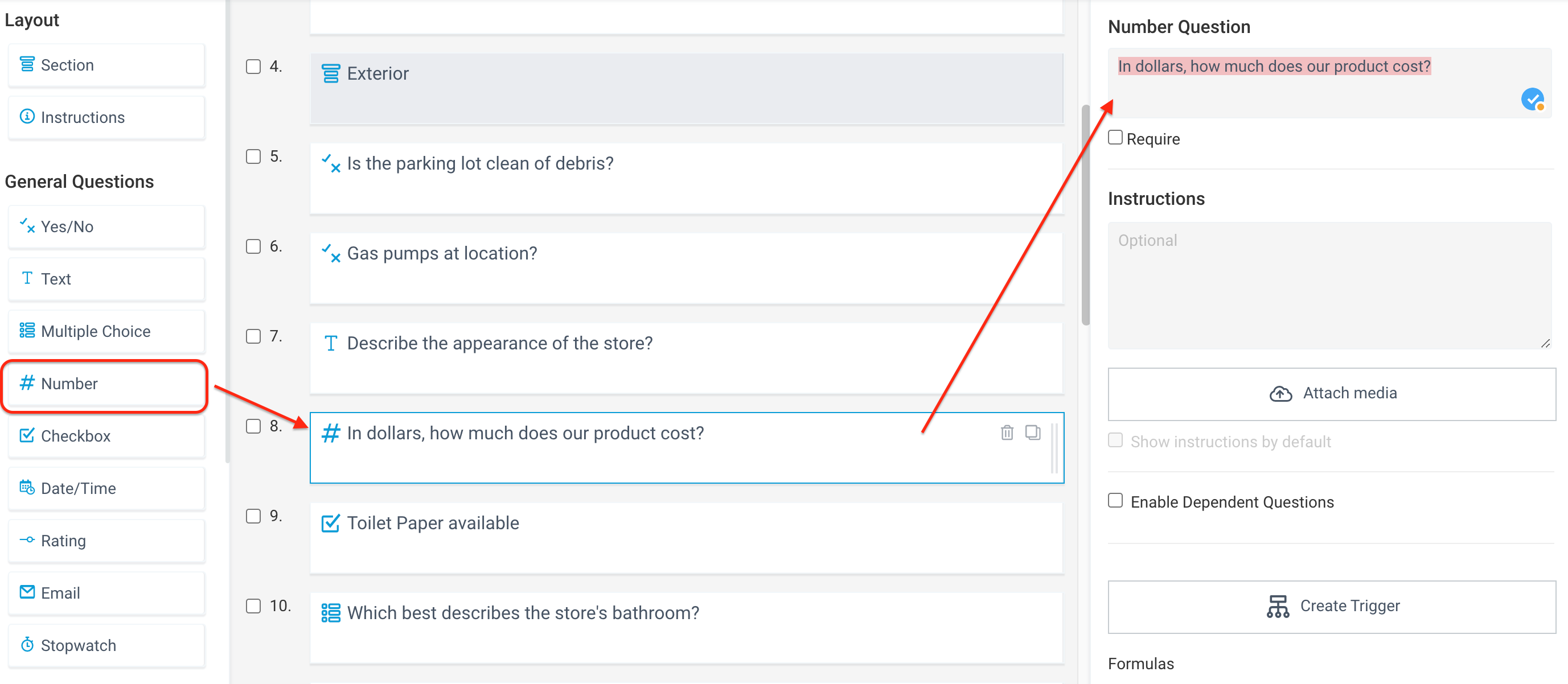 Form question types & use cases – Crunchtime Support Services
