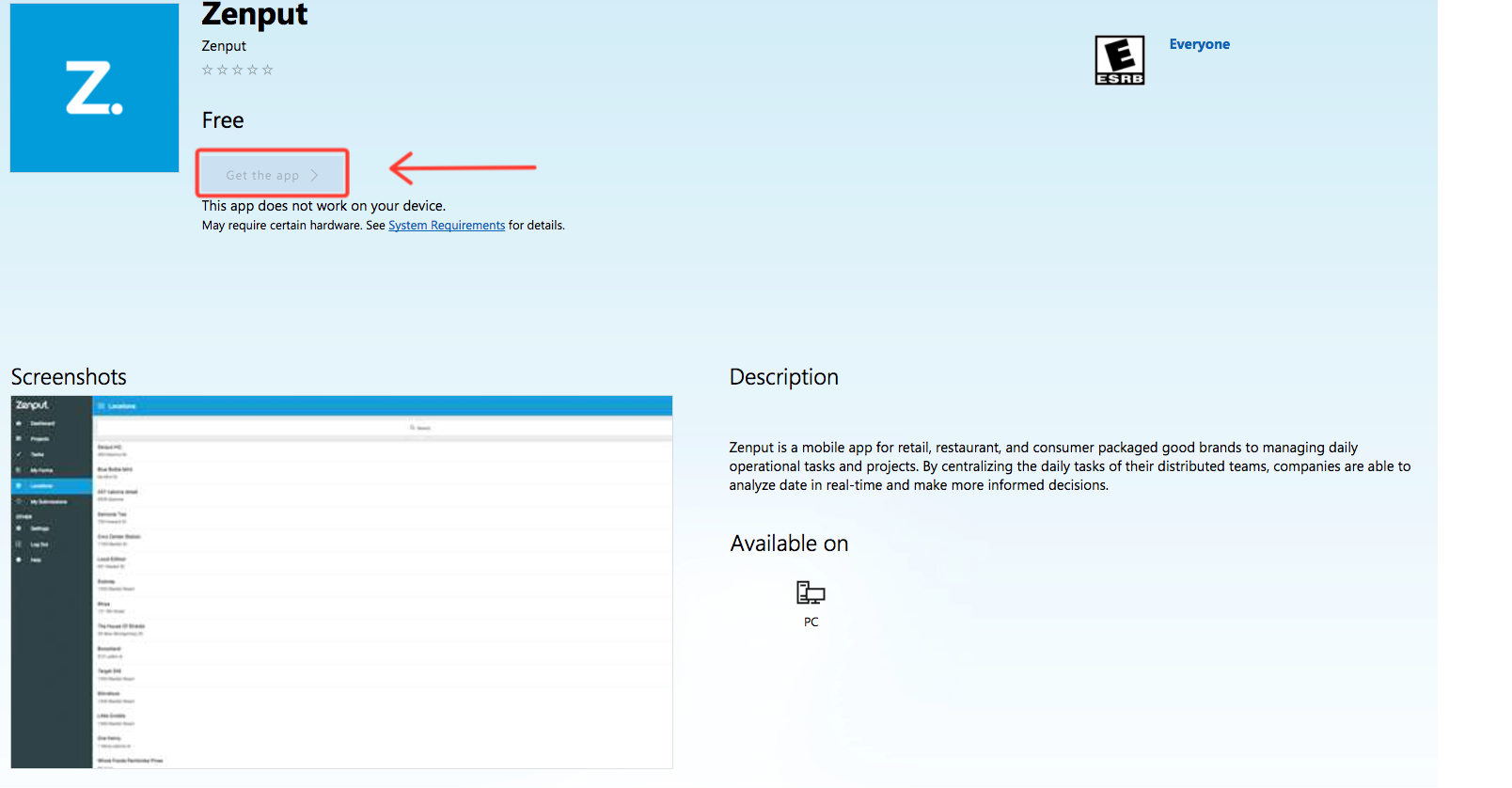 How to: Install Zenput on a Windows 10 device – Crunchtime Support Services