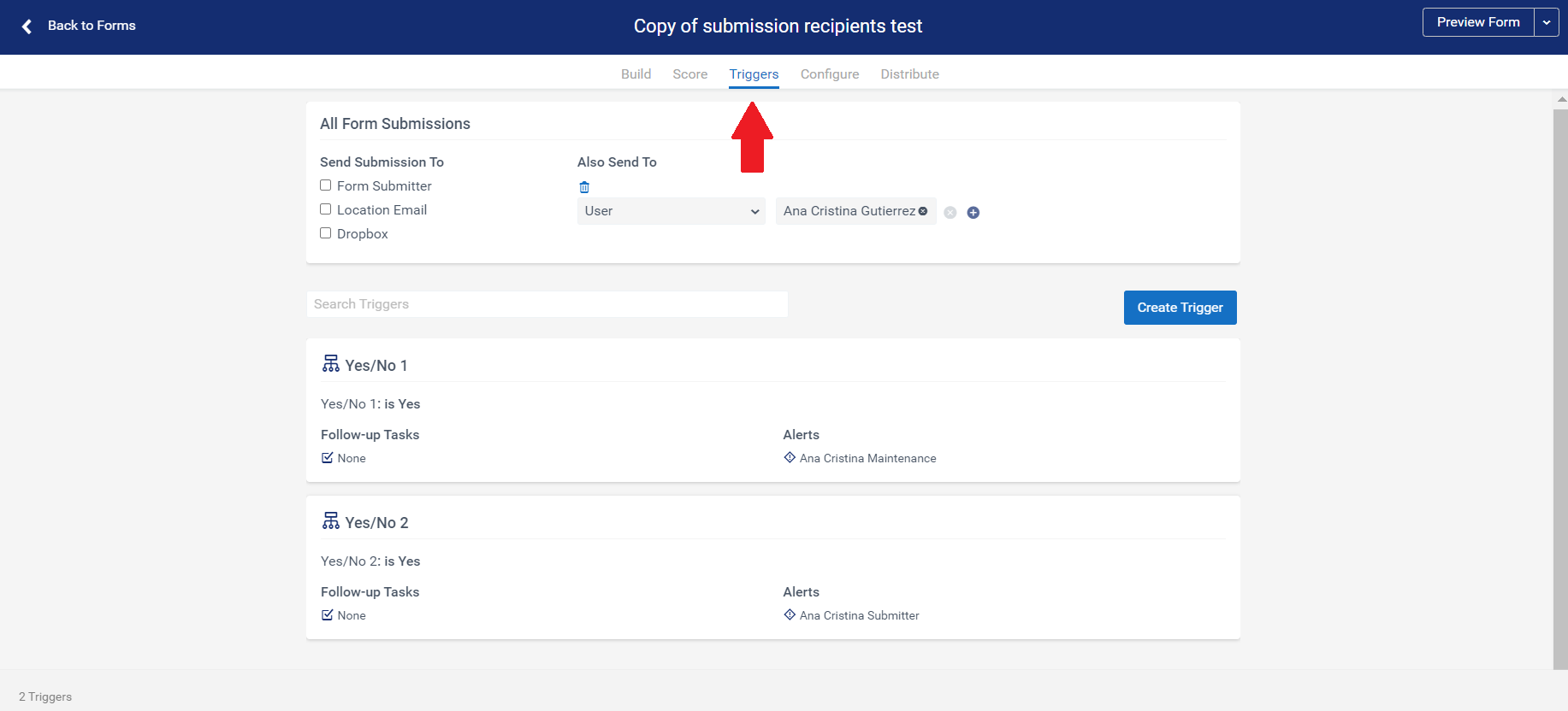 How to: Trigger routing of form submissions (Admin) – Crunchtime ...