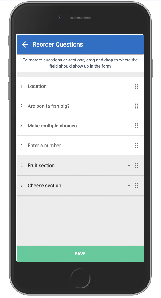 How do I reorder questions on a form? – Crunchtime Support Services