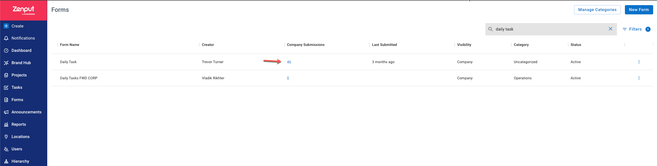 How to: See form submissions from the form dashboard – Crunchtime ...