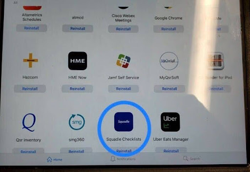 How do I Update my Squadle Checklist App? – Crunchtime Support Services