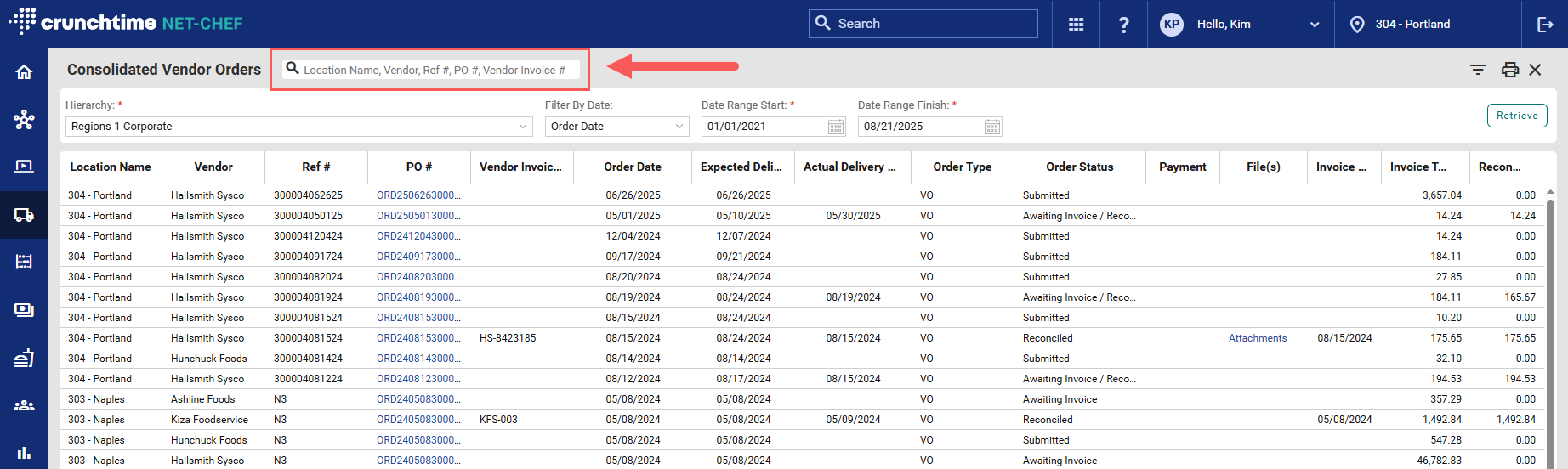 What's New in Inventory Management – Crunchtime Support Services