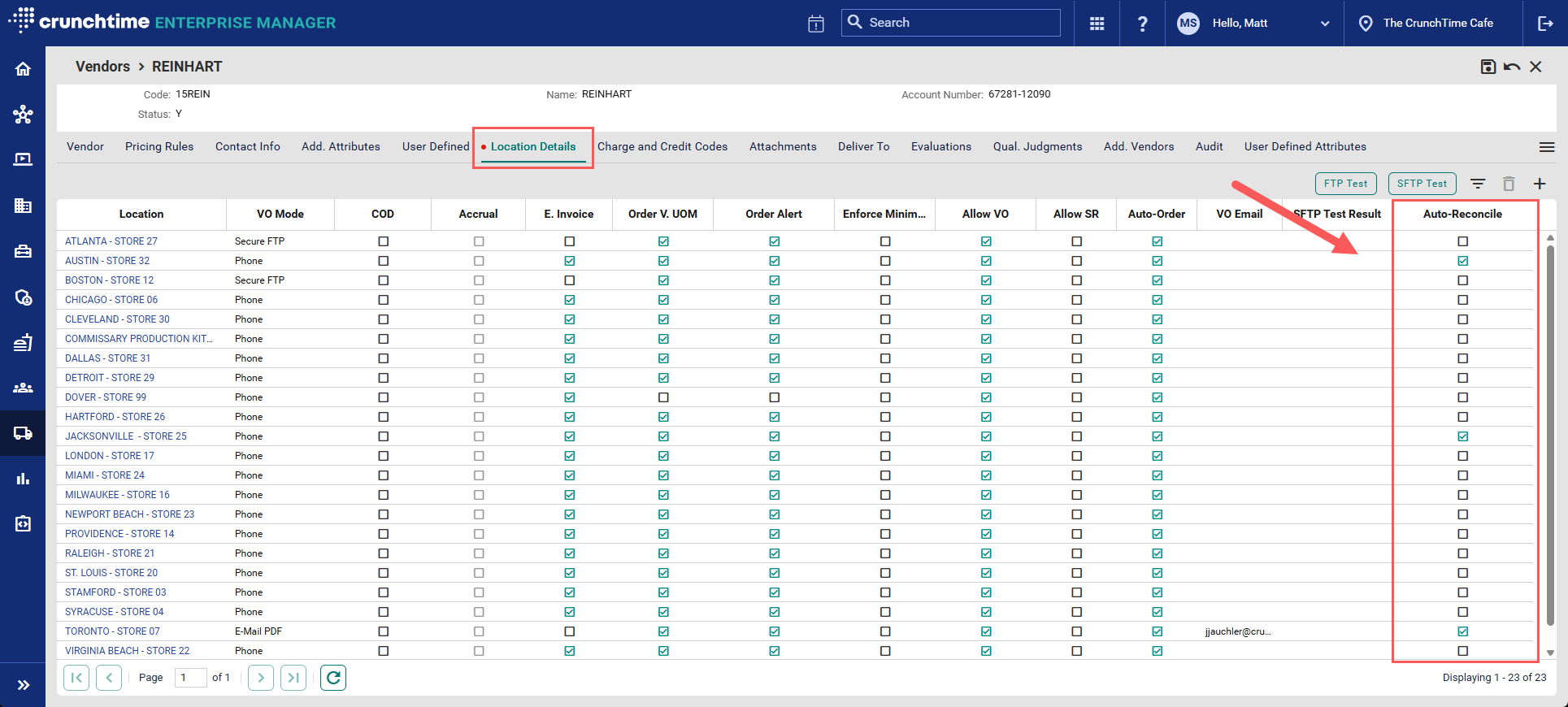 What's New in Inventory Management – Crunchtime Support Services